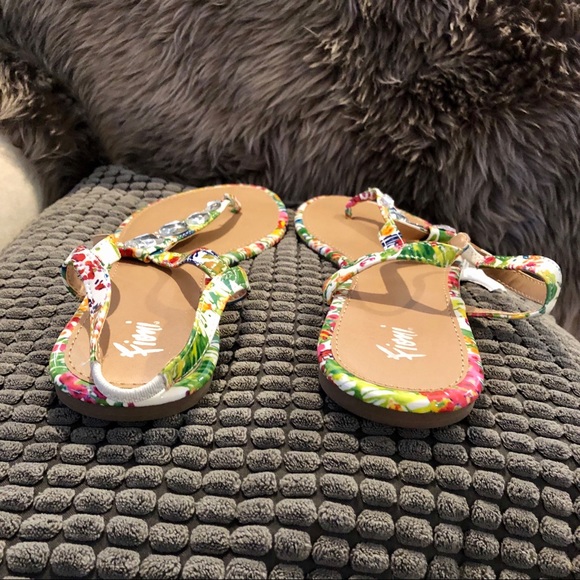 FIONI Clothing | Shoes | Fioni Floral Sandals | Poshmark